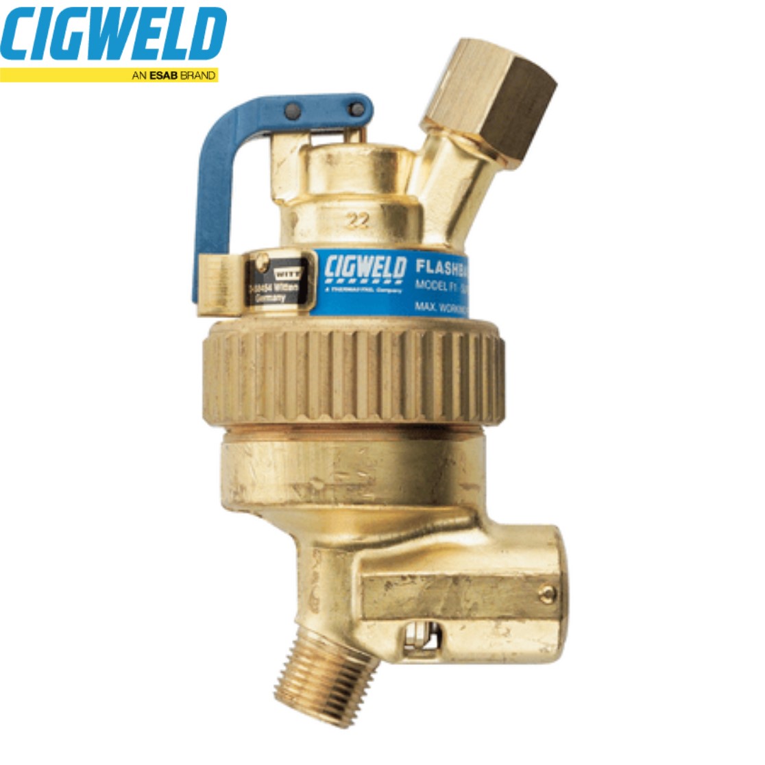 308799 Cigweld Comet F1 Super Flashback Arrestor Oxygen Regulator ...