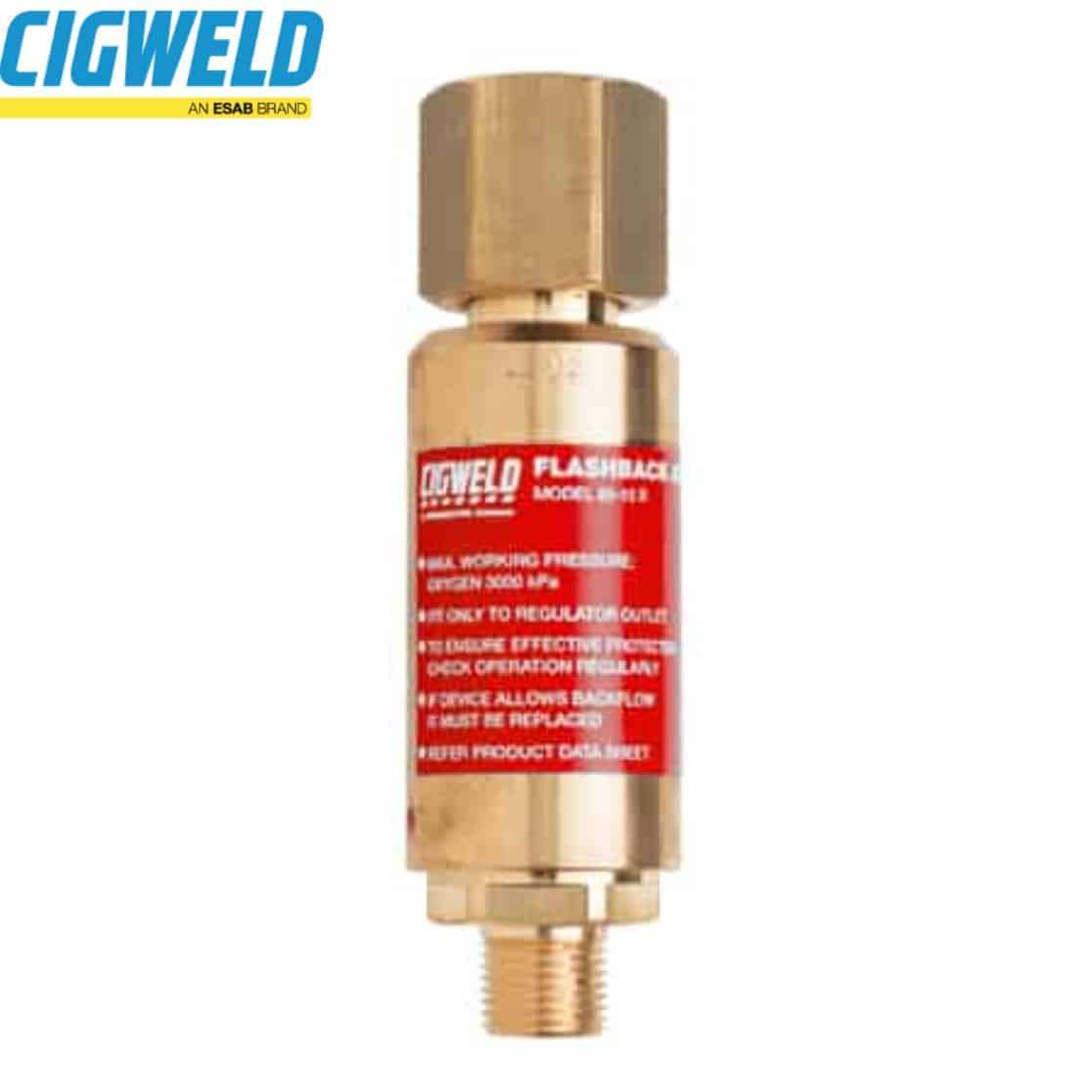 308860 Cigweld Comet 85-10R Flashback Arrestor Fuel Regulator Mounted ...