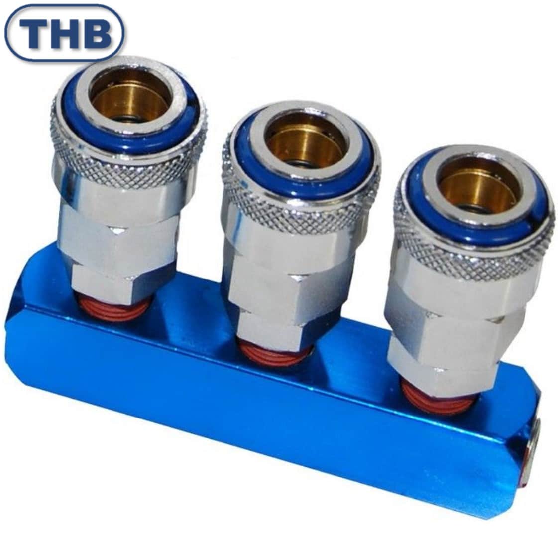 SMT-3 THB Manifold 3 Way Single Action Coupler 20PM Fitting – Collins ...