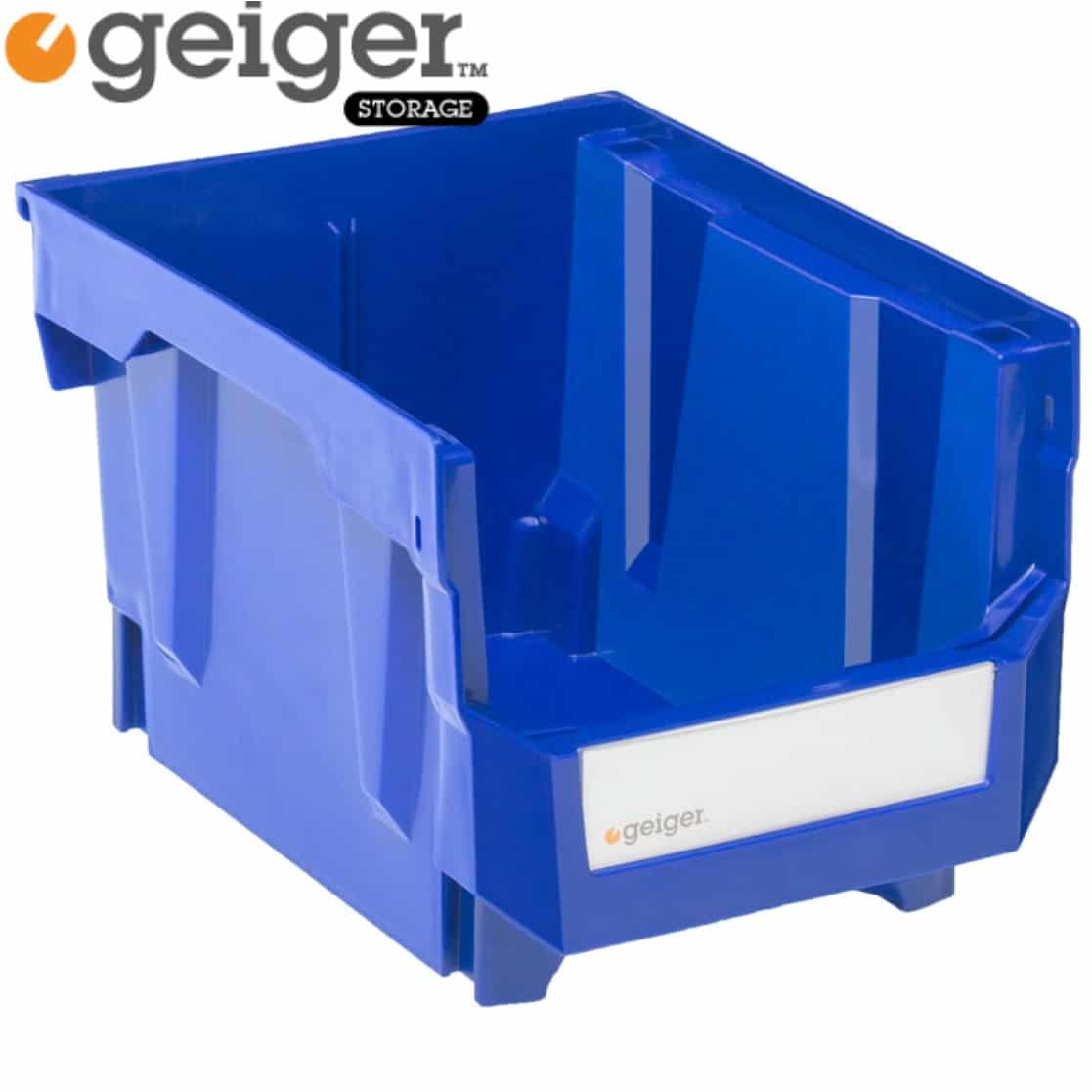 HB239B Geiger HB Series Large Short Bin / Select Blue or Red – Collins ...