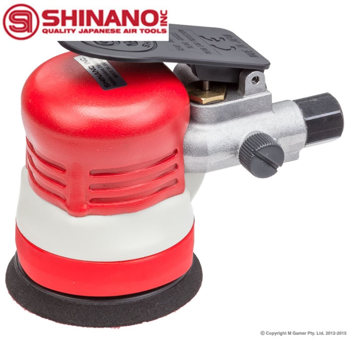 SI3102 Shinano Mini Dual Action Air Sander 75mm/3″ – Collins Tools ...