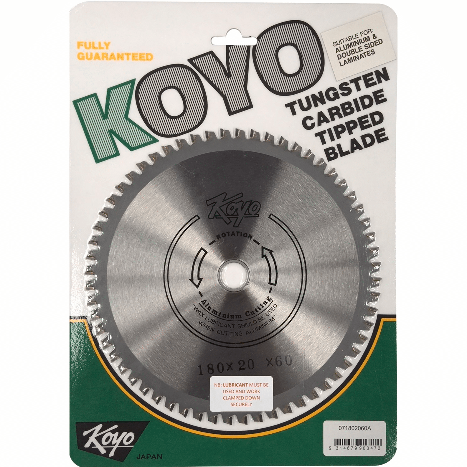 07100201624 Koyo Circular Saw Blade Timber Cutting / Select Size ...