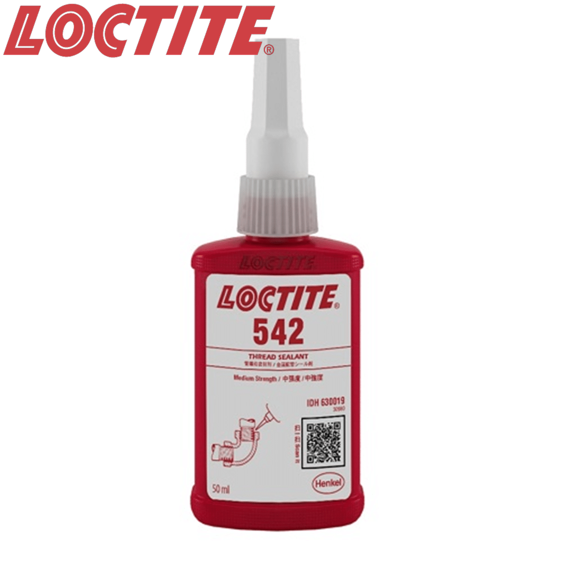 LOC50ML542 Loctite 542 Hydraulic Thread Sealant Medium Strength 50ml ...