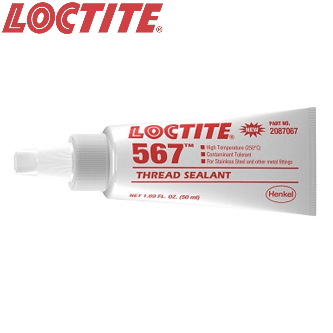LOC50ML567 Loctite 567 Thread Sealant Low Pressure / Select Size ...