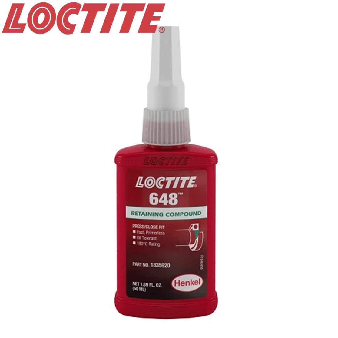 648-50ML-LOC Loctite 648 High Strength Retaining Compound 50ml ...
