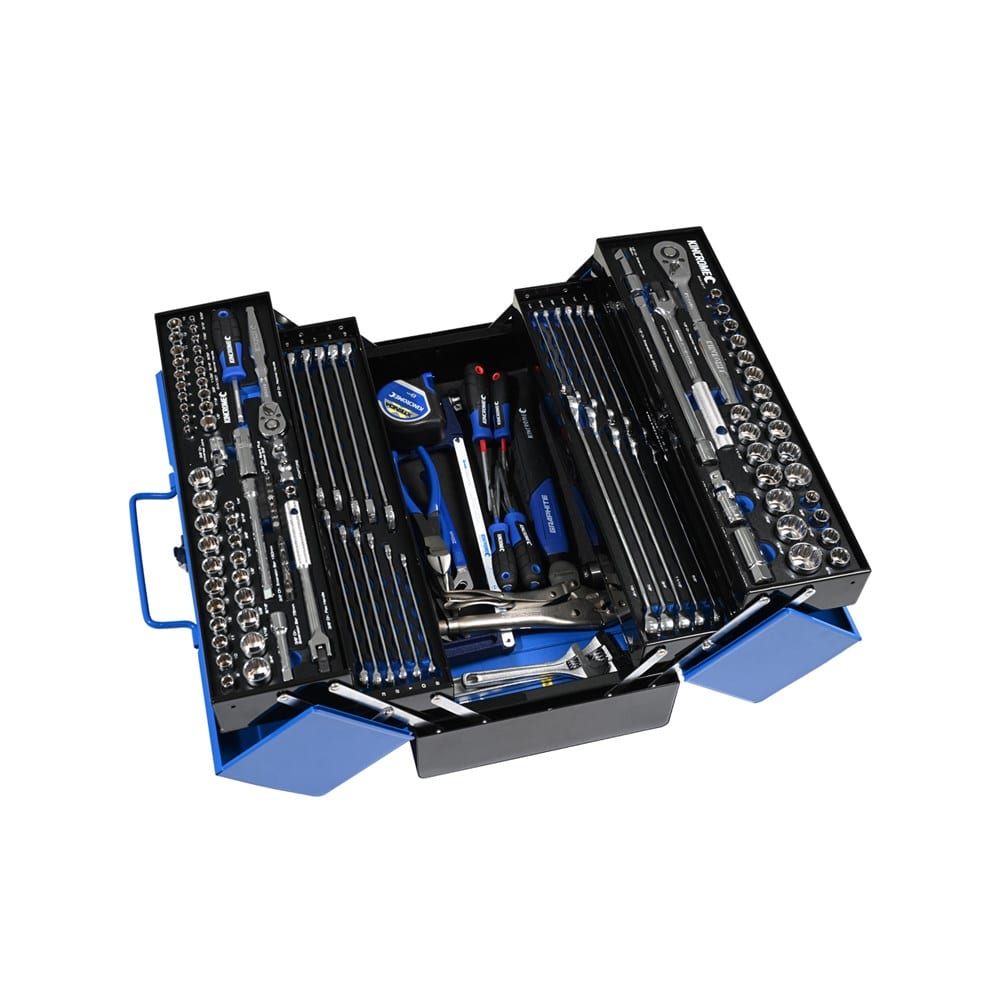 K1620 Kincrome Cantilever Tool Kit 1/4, 3/8 & 1/2″ Drive164 Piece ...