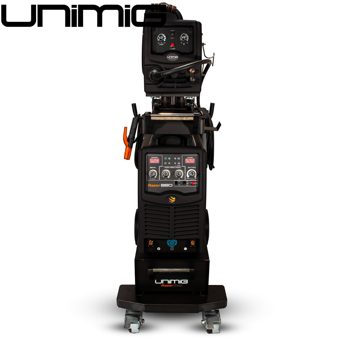 KUMJR250SWF Unimig RAZOR 250 SWF Multi Process Welder MIG/TIG/Stick ...