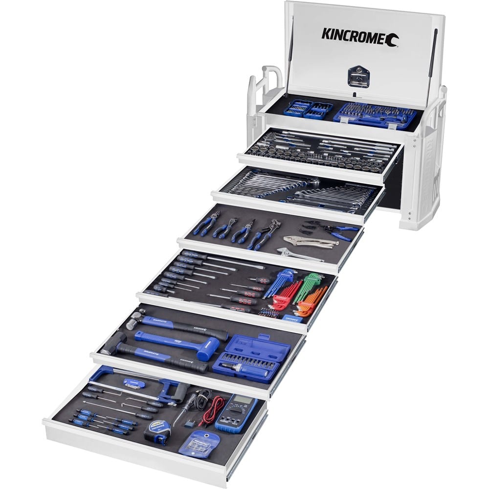 K1280W Kincrome 6 Drawer Off-Road Field Service Kit 426 Piece White ...