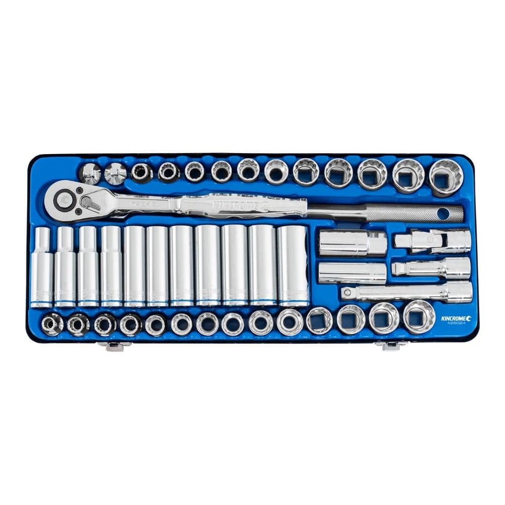 K28024 Kincrome Socket Set 45 Piece 1/2″ Drive – Metric & Imperial ...