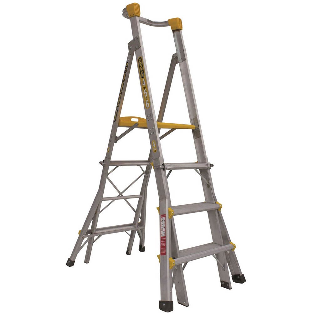 PL0406-HD Gorilla Aluminium Heavy Duty Industrial Height Adjustable ...