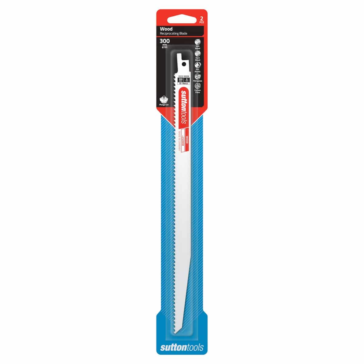 H523 Sutton Wood Reciprocating Blades Bi Metal – Fast Plunge Cut 2Pk ...