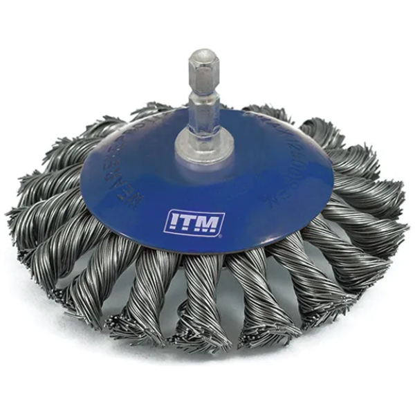 TM7002 ITM Twist Knot Bevel Brush Steel 10Pk / Select – Collins Tools ...