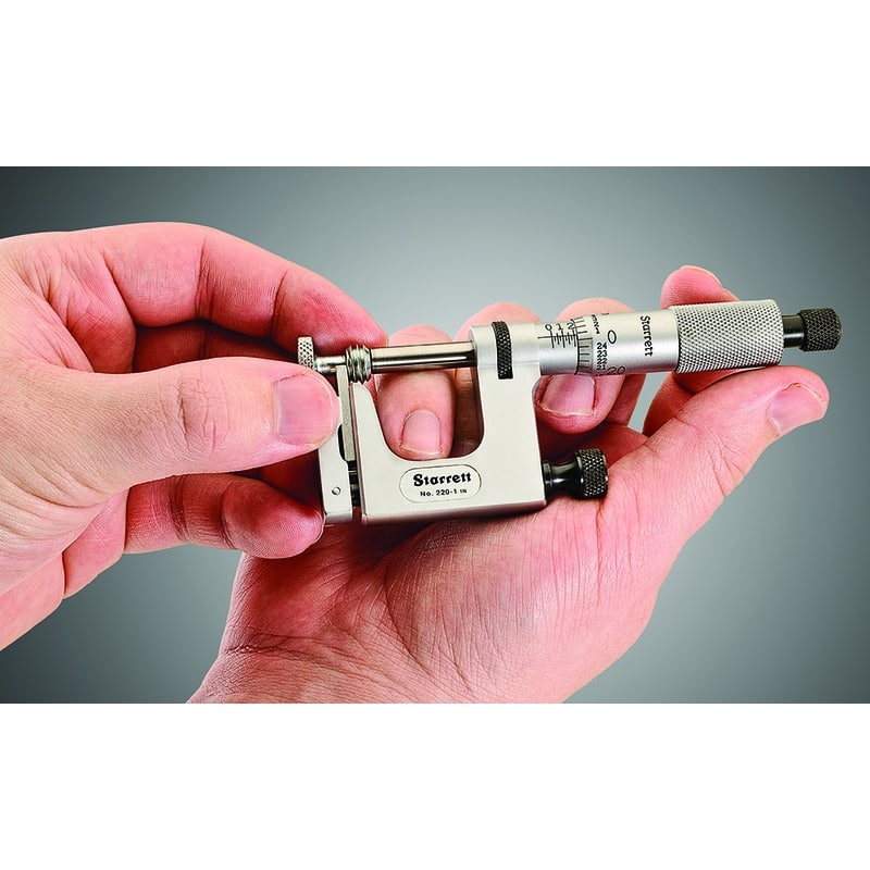 220XRL-1 Starrett Mul-T-Anvil Micrometer / Range 0-1″ – Collins Tools ...