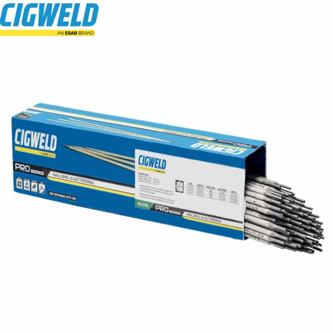 611202 Cigweld Weldcraft Mild Steel and Pipe Welding Electrodes 2.5mm ...