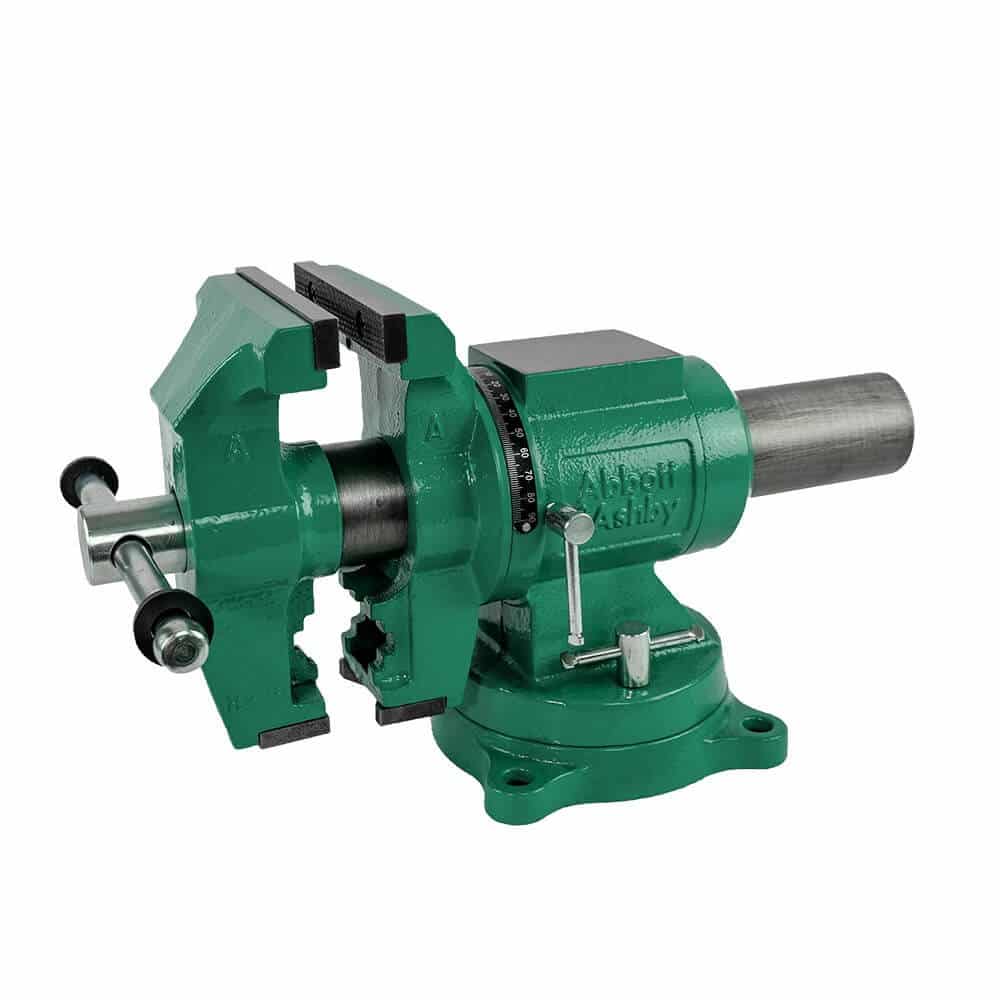 ATBVU125 Abbott & Ashby Universal Bench Vice with 360° Swivel Base Cast ...