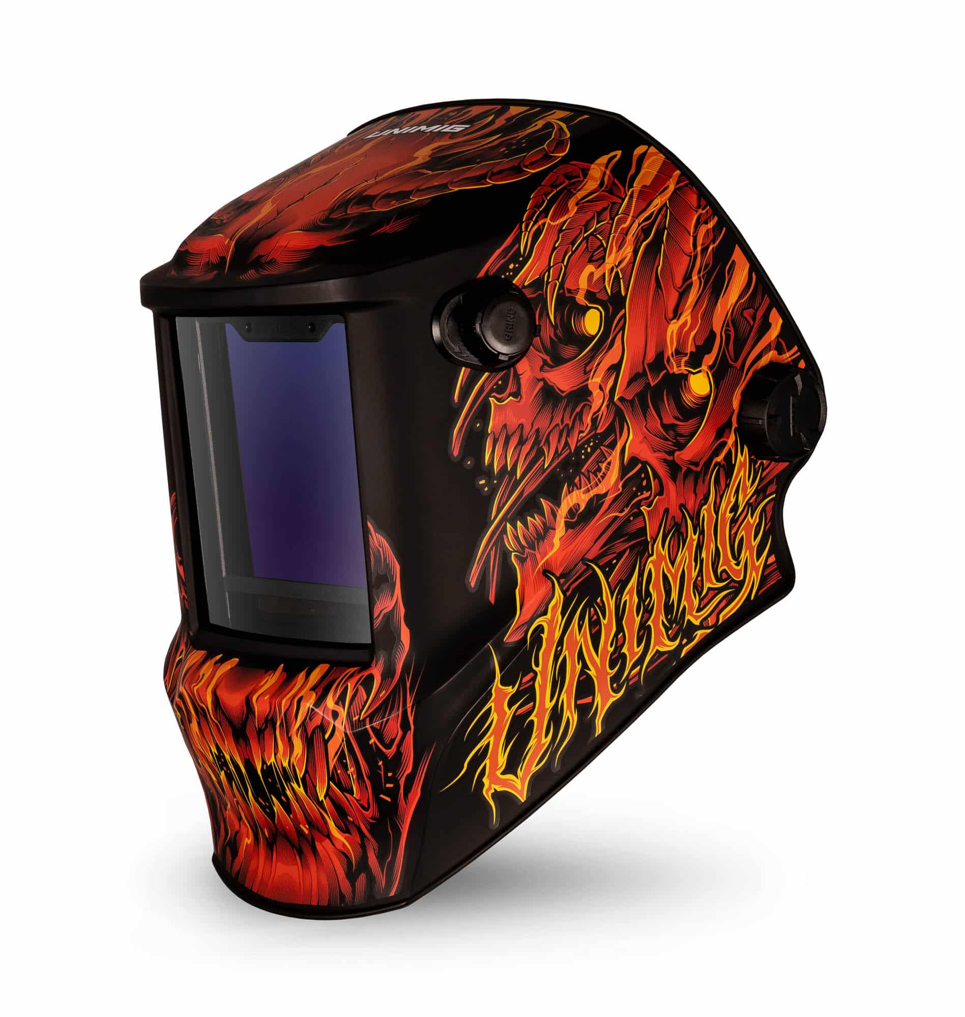 Unimig Professional Series Automatic Welding Helmet Demon U21018 ...