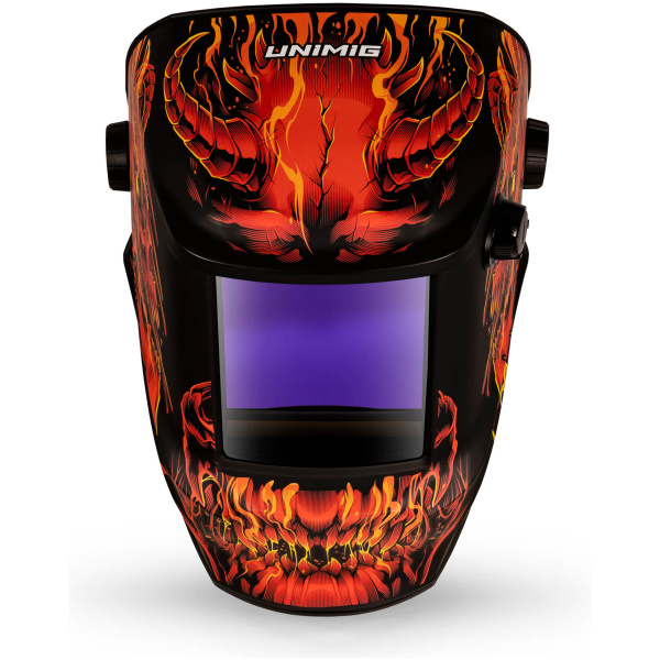 Unimig Professional Series Automatic Welding Helmet Demon U21018 ...