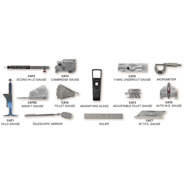 CAT12 G.A.L. Gage Co Large Welding Inspection Tool Kit – Collins Tools & Welding