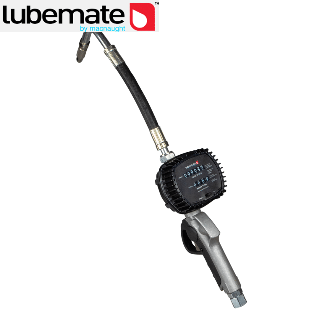 L-MOGFM Macnaught Lubemate Oil Control Gun with Mechanical Meter ...