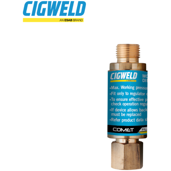 308854 Cigweld Comet F2B Flashback Arrestor Blowpipe Mount – Oxygen ...