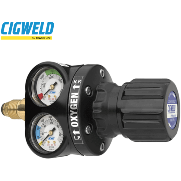 310657 Cigweld Comet Edge ESS4 Oxygen Regulator with GasGuard 1000kPa ...