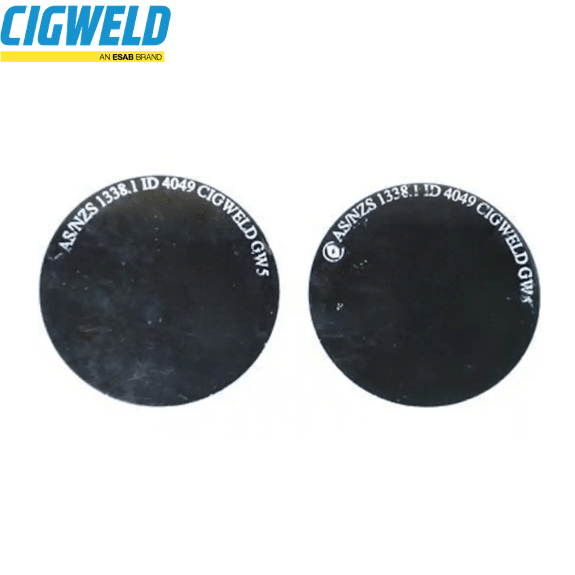 453810 Cigweld Shade 5 Gas Welding Filters Glass 50mm Round 5Pk ...