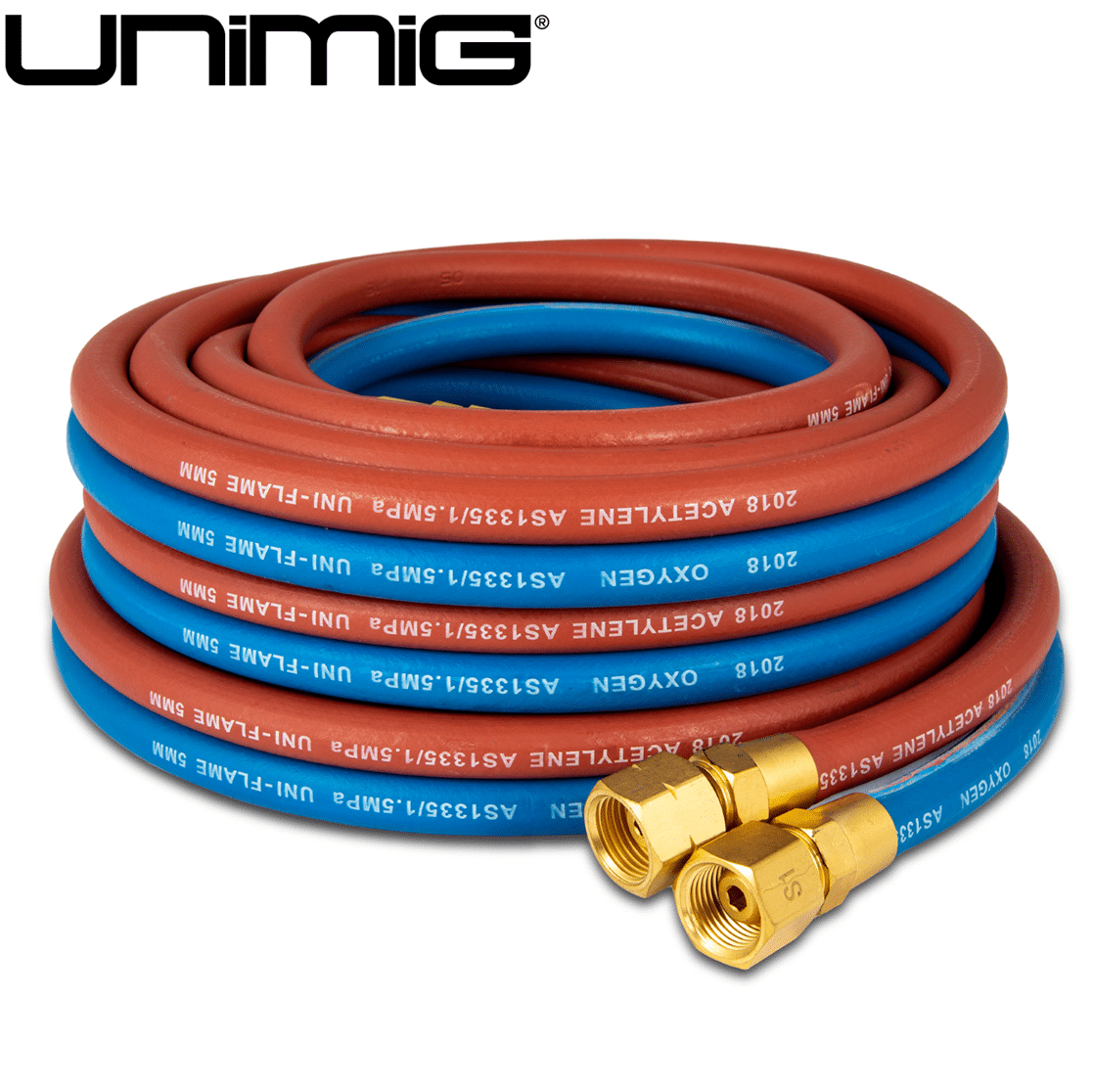 UFTH Unimig Oxy/Acetylene Twin Hose / Select Length – Collins Tools ...