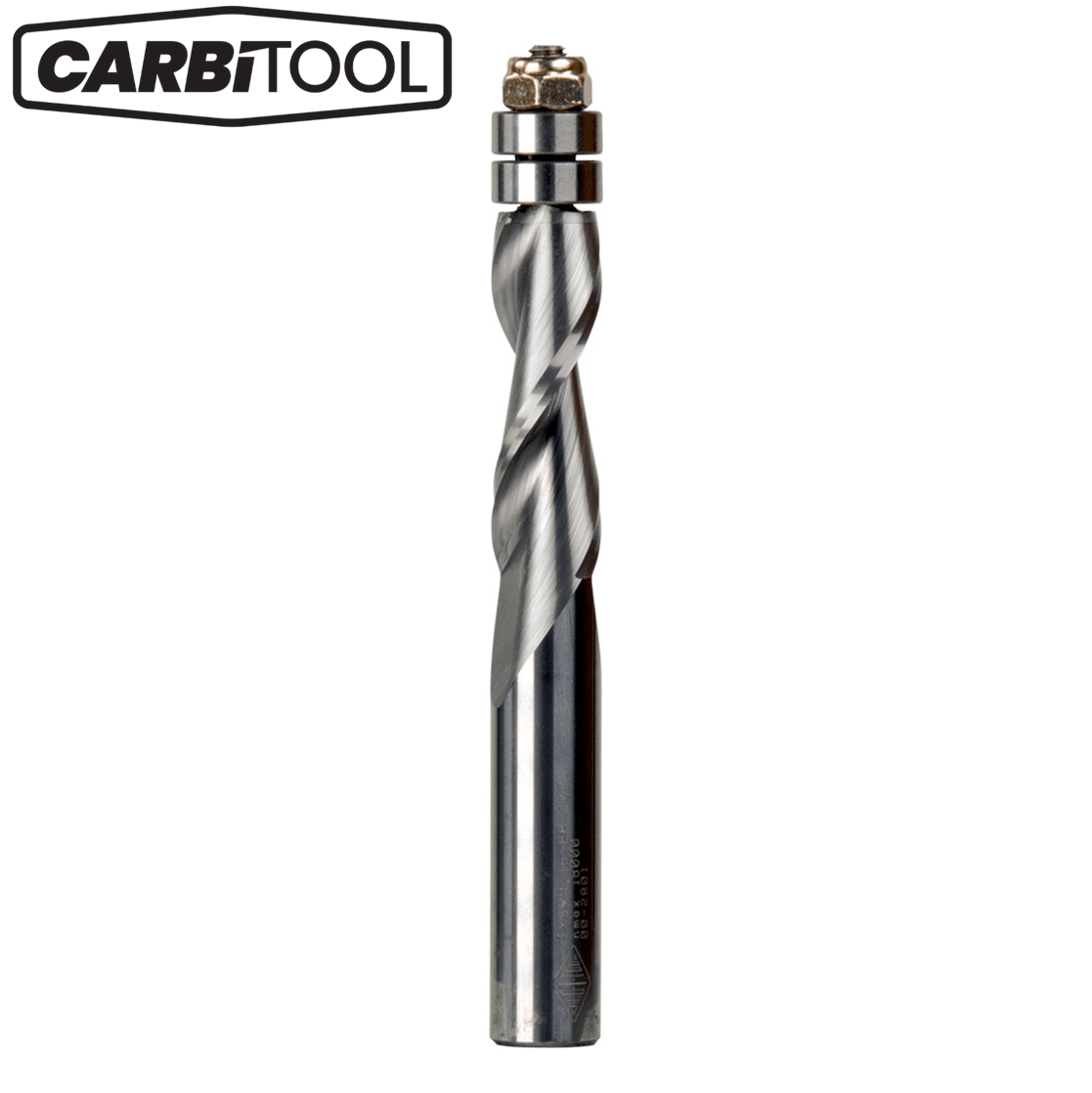 TSRW Carbitool Finishing Spiral Router with Bearing – Up Cut Solid ...