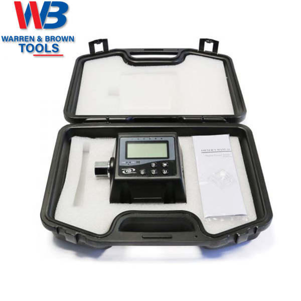 378502 Warren & Brown Digital Torque Tester max. 2000Nm – Collins Tools ...