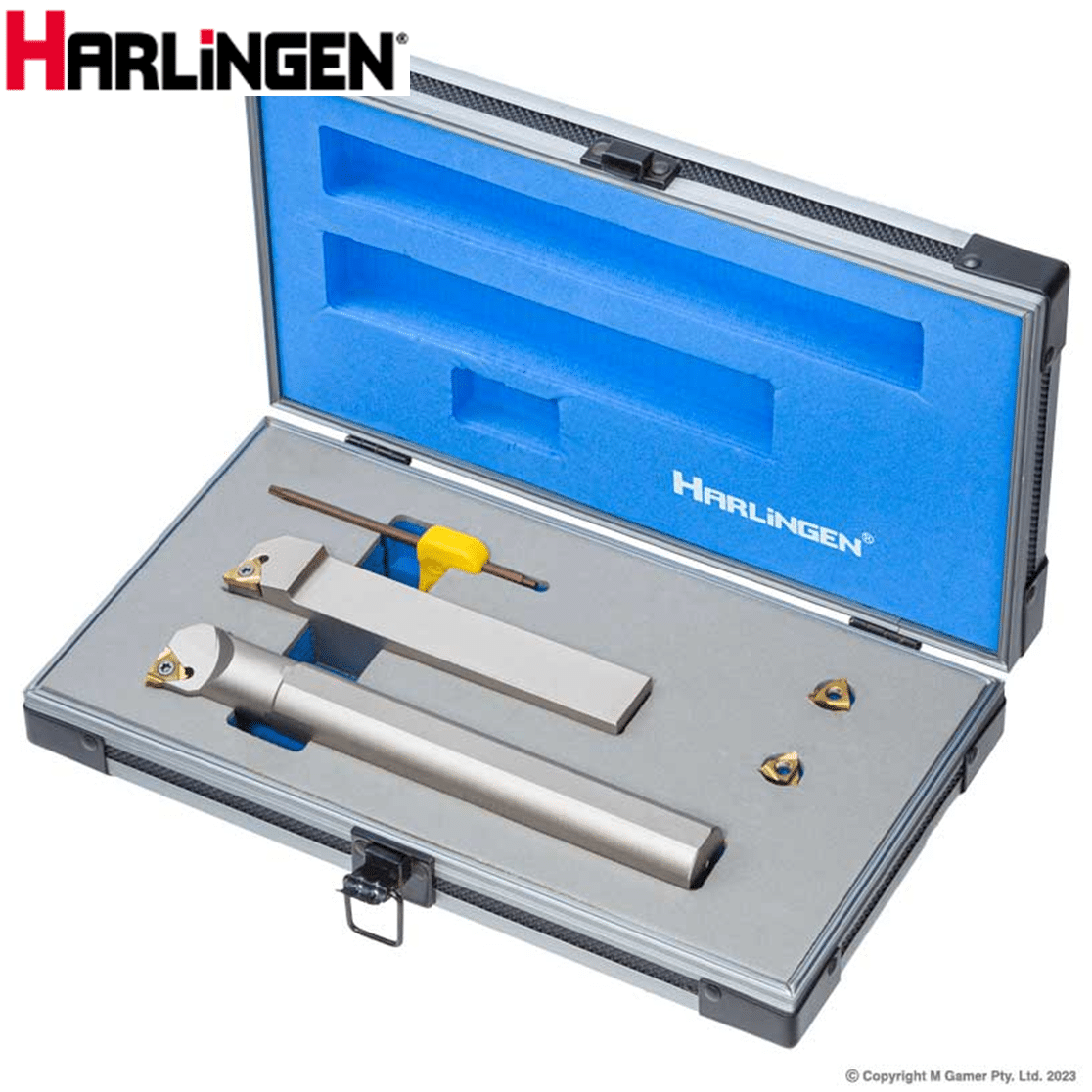 H-11-300-A40 Harlingen Lathe Threading Nickel Plated Tool Holder Set ...