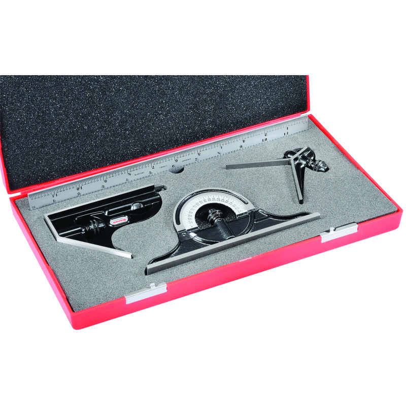 C434-12-4R Starrett Combination Set with Square, Center and Reversible ...