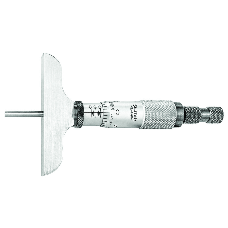 440Z-3RL Starrett Depth Micrometer 2 1/2in Base 3 Rods 0-3″ Range – Collins Tools & Welding