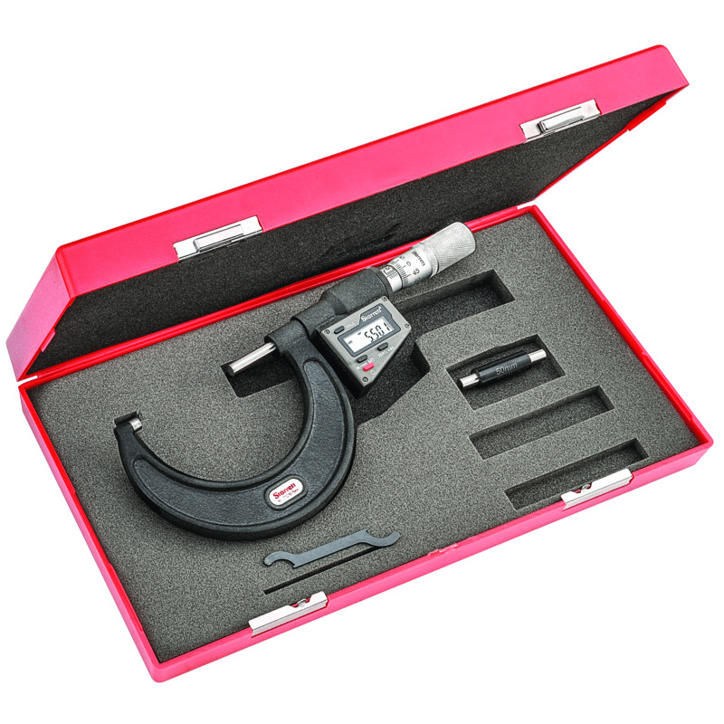 3732MEXFL-75 Starrett Digital Outside Micrometer without Output Inch ...