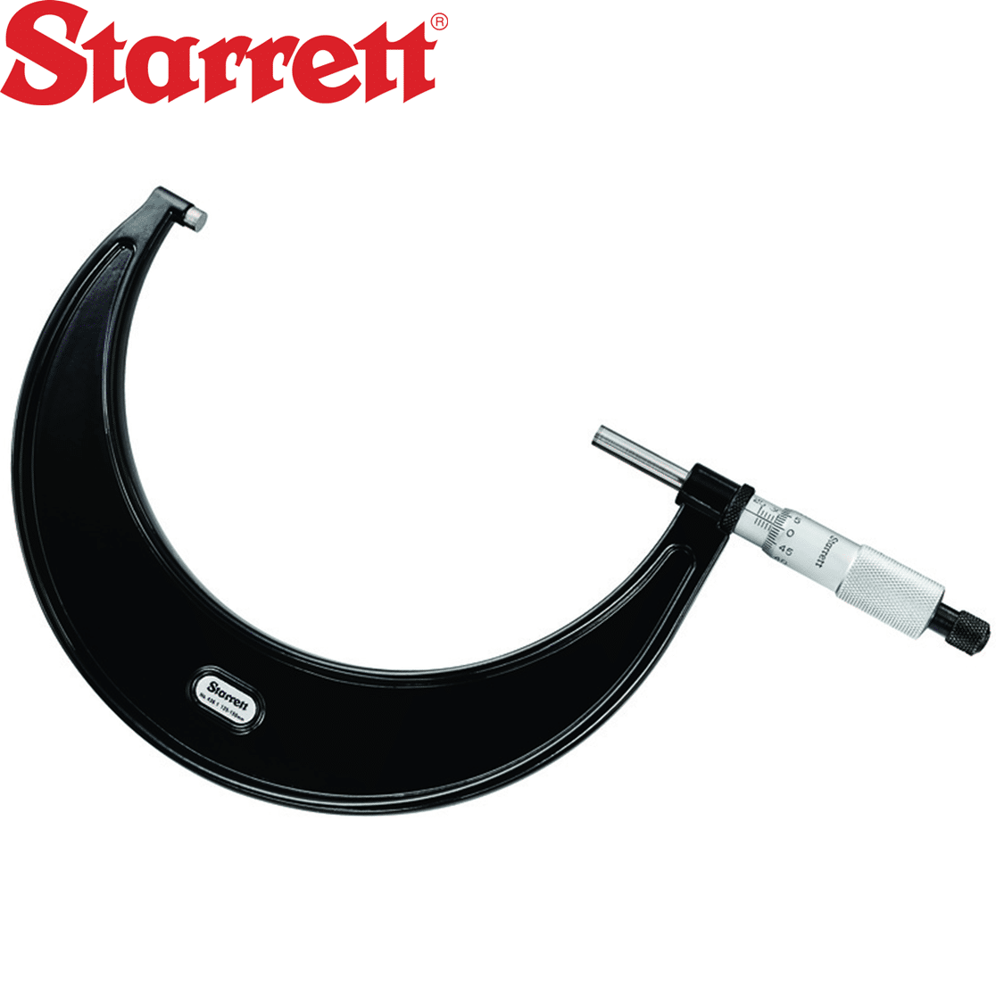 436.1MXRL-150 Starrett Outside Micrometer Carbide Face / Range 125 ...