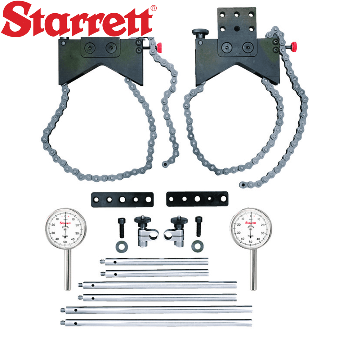 S668CZ Starrett Shaft Alignment Clamp Set – Collins Tools & Welding