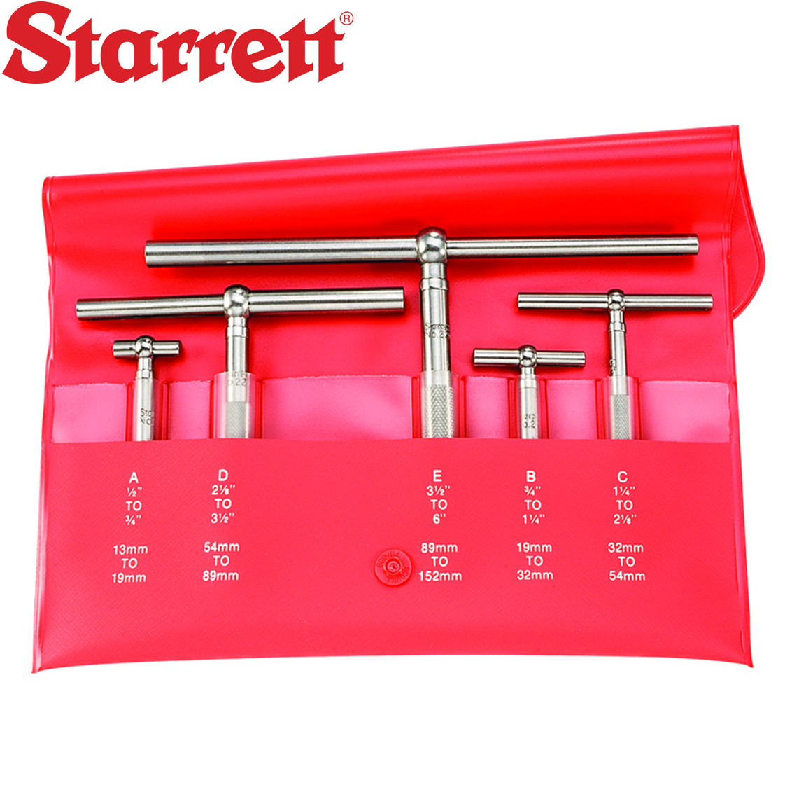 S229GZ Starrett Telescoping Gage / Range: 13-150mm (1/2 – 6″) – Collins ...