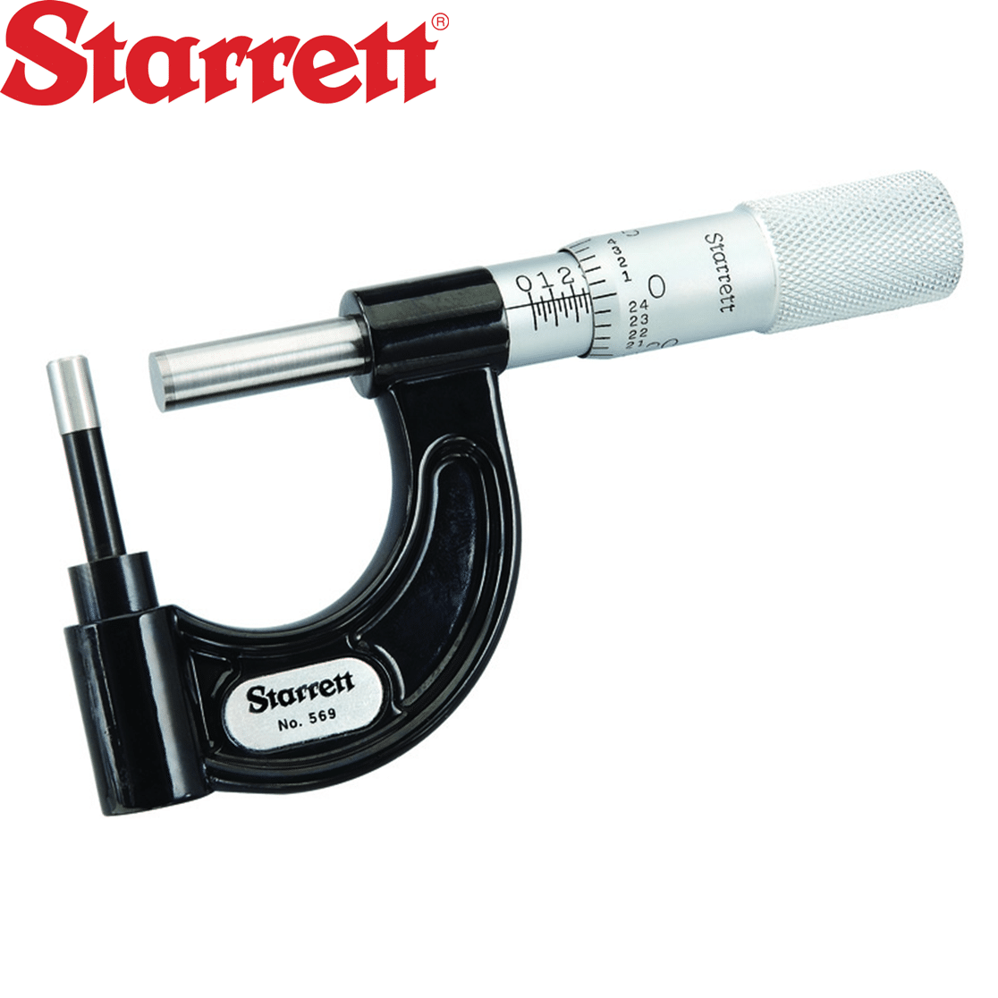 569AXP Starrett Tube Micrometer / Range 0-1″ – Collins Tools & Welding