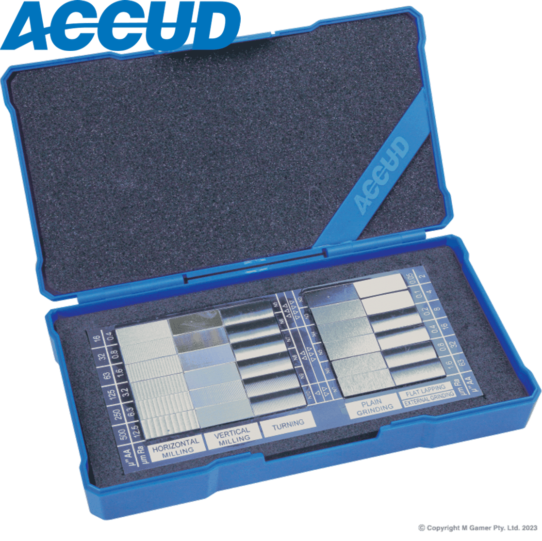 AC-RC30 Accud Surface Roughness Specimen Dualscale 30 Pce – Collins ...