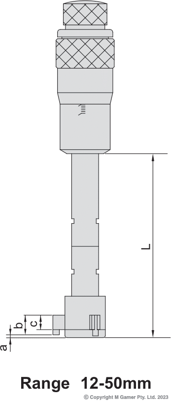 AC-362 Accud Three Points Inside Micrometer / Select – Collins Tools & Welding