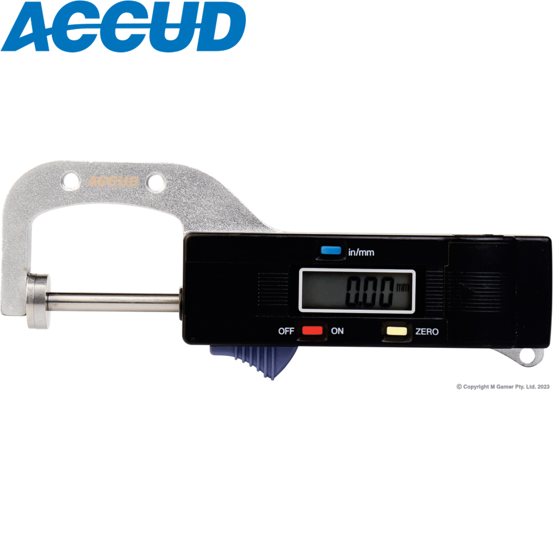 AC-434-001-11 Accud Dualscale Digital Snap Gauge 25mm – Collins Tools & Welding