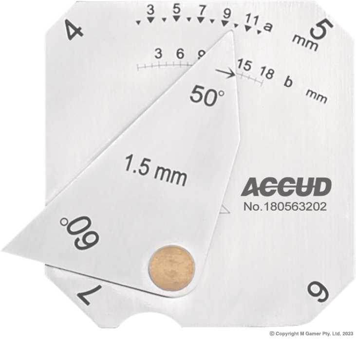 AC-747-018-01 Accud Welding Gauge – Collins Tools & Welding