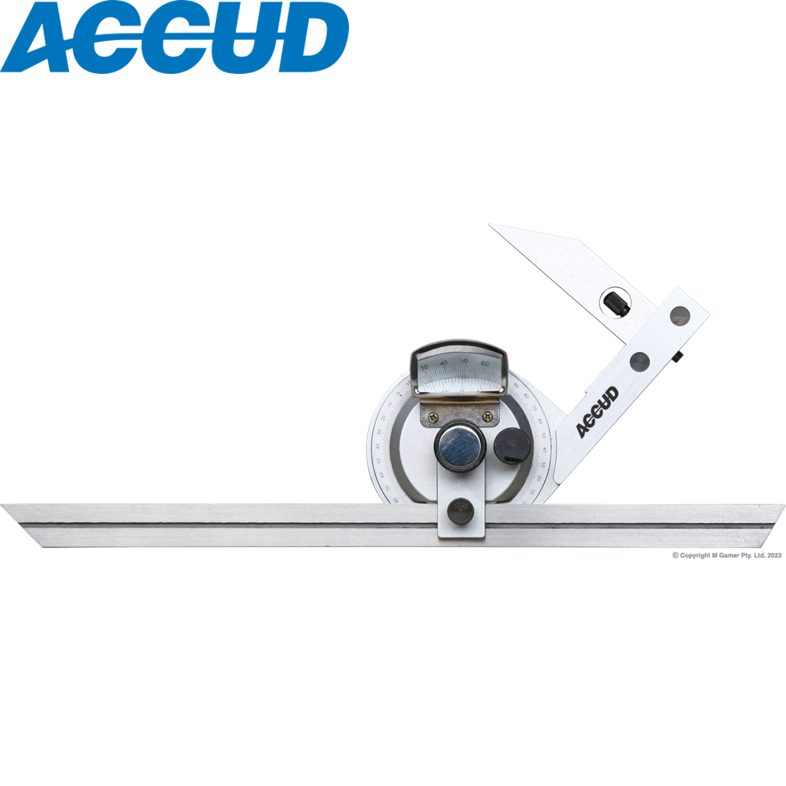 AC-815-360-01 Accud Universal Protractor 360° 150mm Blade – Collins ...