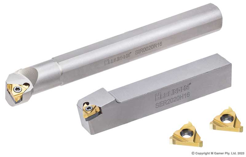 H-11-300-A40 Harlingen Lathe Threading Nickel Plated Tool Holder Set – 20mm – Collins Tools ...