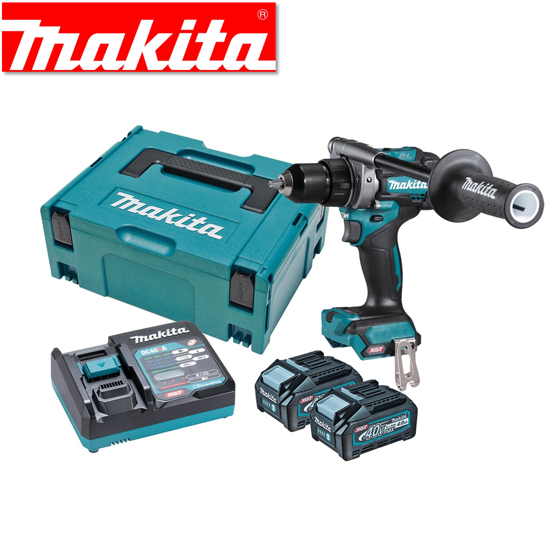 DF001GM201 Makita Cordless Driver Drill Kit 40V Max Brushless – Collins ...