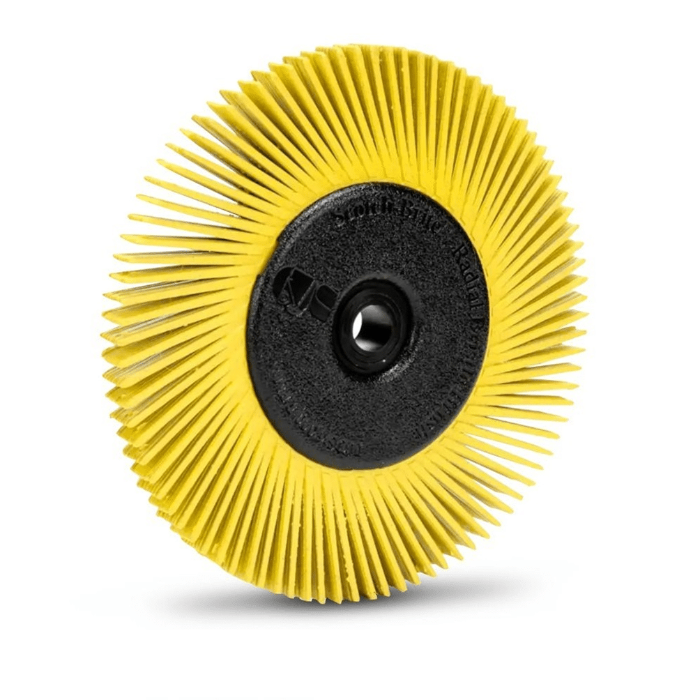 61500151479 3M™ Scotch-Brite™ Radial Bristle Brush Angled 80 Grit 150 x ...