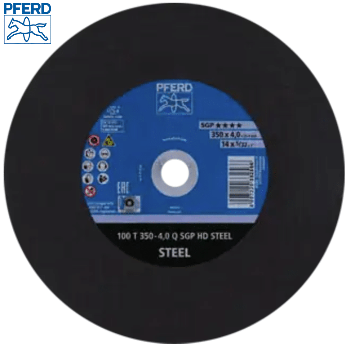 66323730 Pferd Stationary Cut Off Wheels SGP HD Steel T 350×4.0×25.4 10 ...