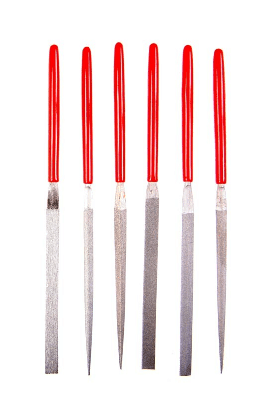 607F Eze Lap Diamond Needle File Set 14cm Long 6 Pce / Select Fine or ...