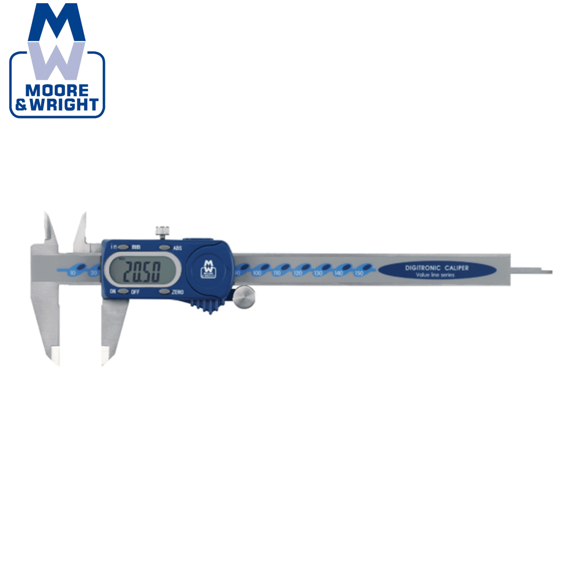 MW-110 Moore & Wright Digital Workshop Caliper 110-DBL Series / Select – Collins Tools & Welding