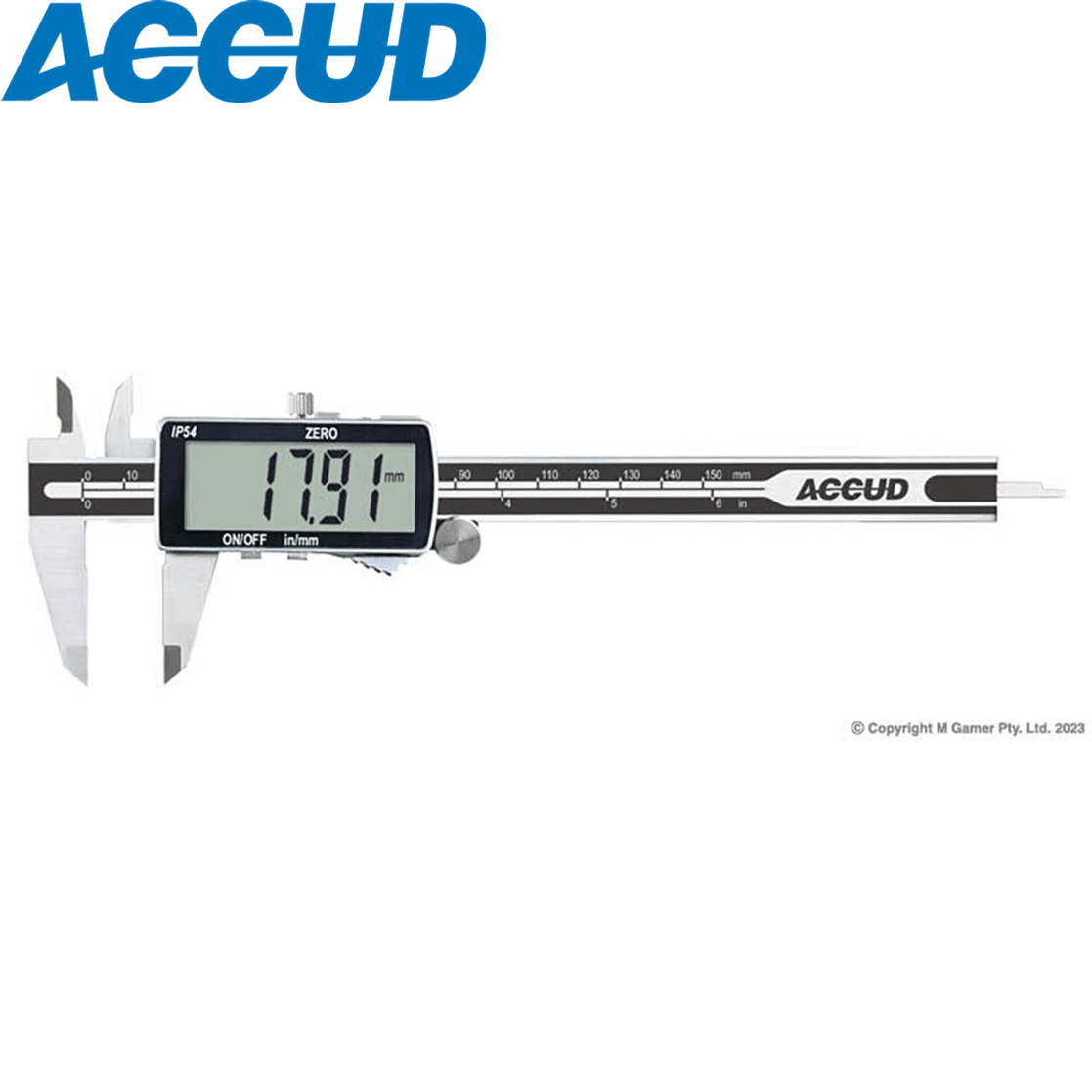 AC-106 Accud Large Screen Digital Caliper Dual Scale / Select – Collins ...