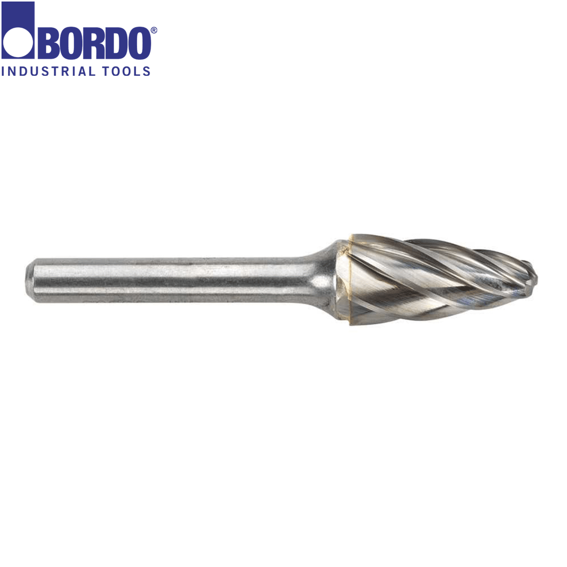 6401-95297 Bordo 3/8″ SF-3 Tree Radius Nose 1/4″ Shank Burr Non Ferrous ...